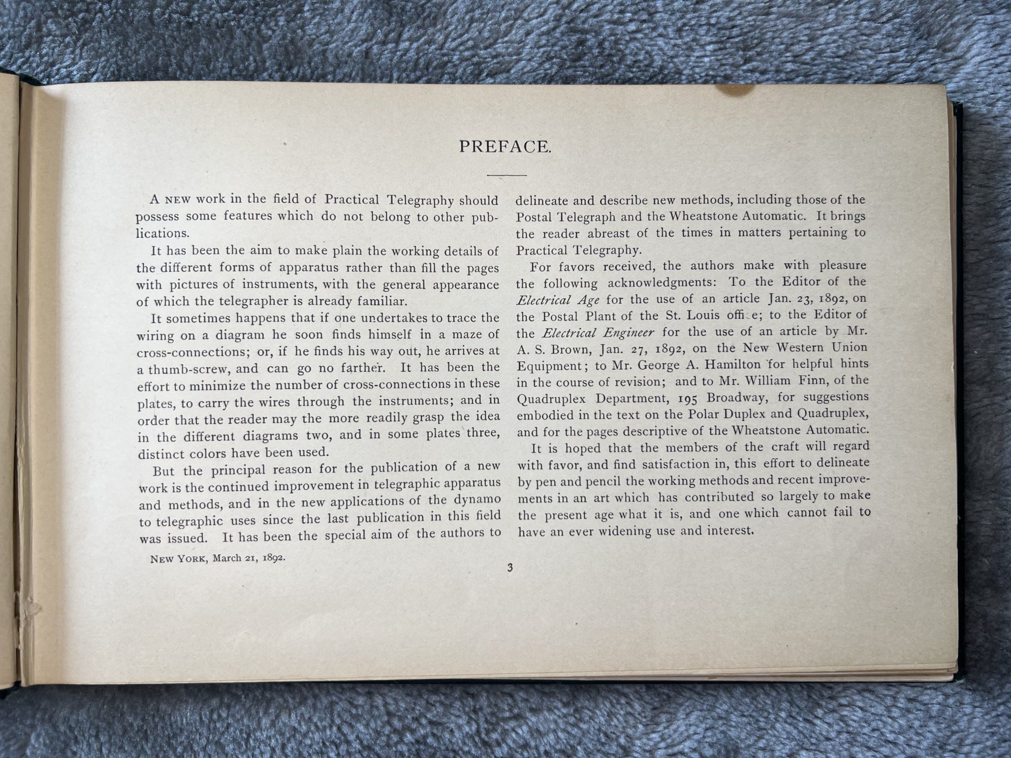 Telegraph Book - The Technology Museum of WA Inc.